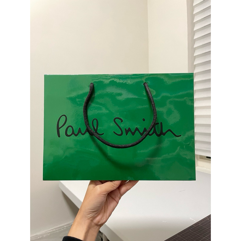 Paulsmith 雙色紙袋 贈紅色信封袋 | 蝦皮購物