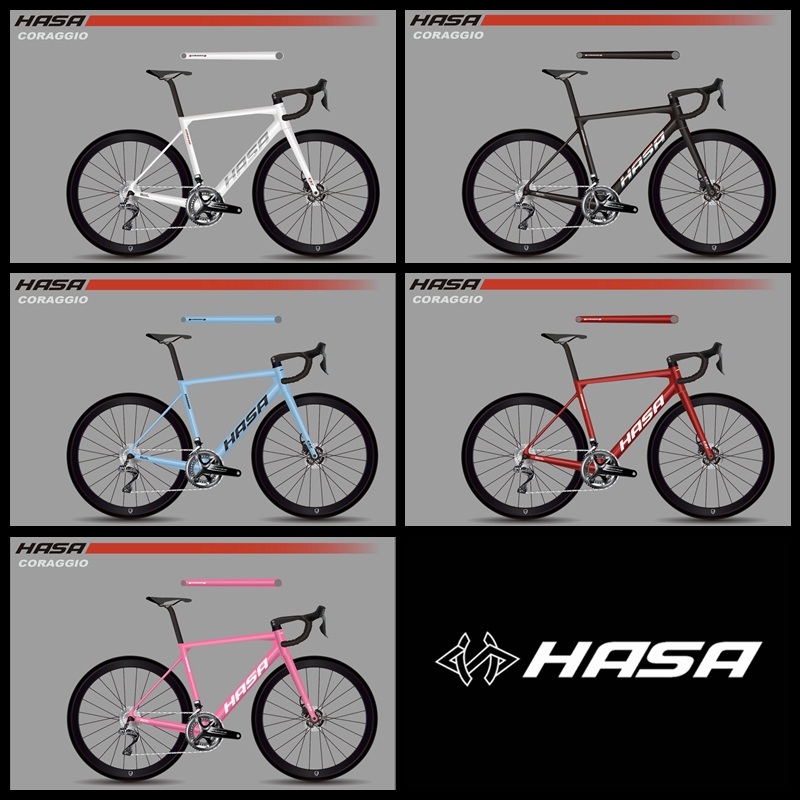 線上單車 2025 HASA CORAGGIO 全隱藏 碳纖維碟煞公路車 自行車 碟煞公路車 公路車 RS1 | 蝦皮購物