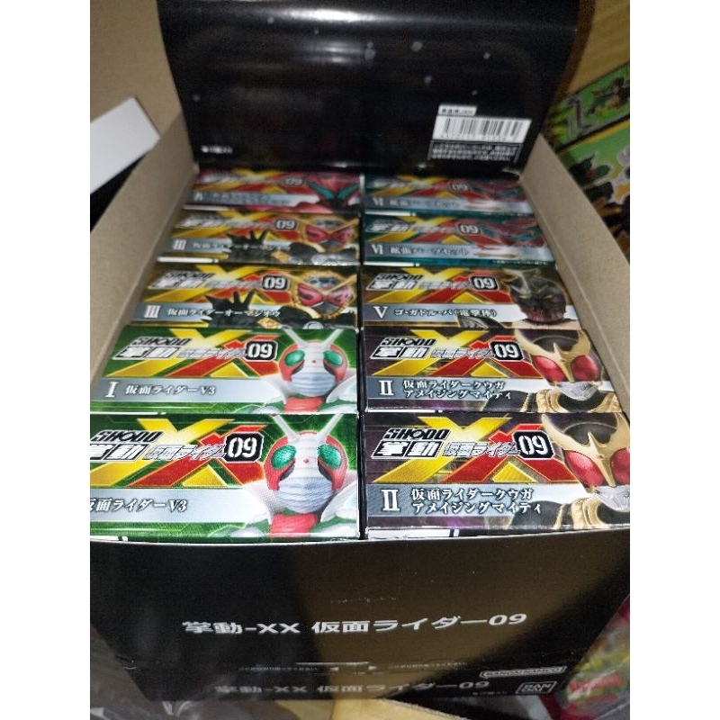 天天免運BANDAI代理貼 掌動 SHODO-XX 假面騎士 09 可動 盒玩 V3 空我 ZI-O 迅 獨角仙種怪人 | 蝦皮購物