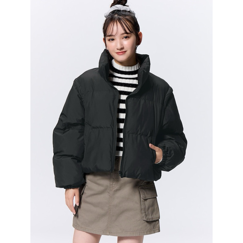 全新正品代購 GU 童裝 HEAT PADDED 2WAY夾層外套 鋪棉外套 非羽絨 男女童 女用 | 蝦皮購物