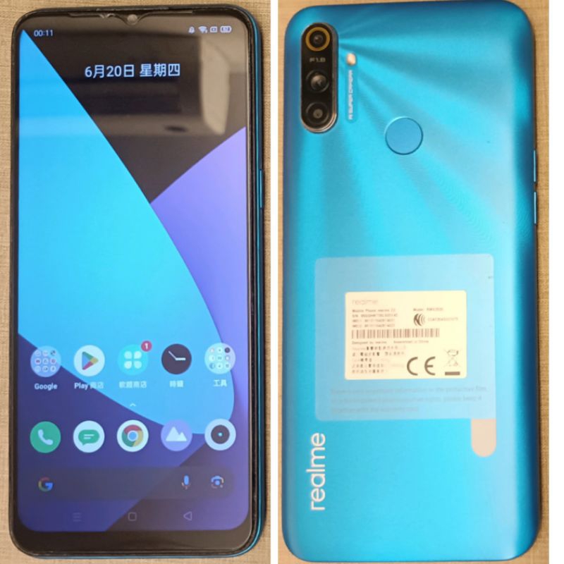 ⭐無條件免運⭐九成新 Realme C3 6.5吋 3G/64G Android 10 RMX2020 5000mah | 蝦皮購物