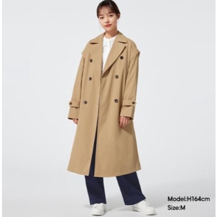 GU 2WAY風衣外套(深卡其色) | 蝦皮購物