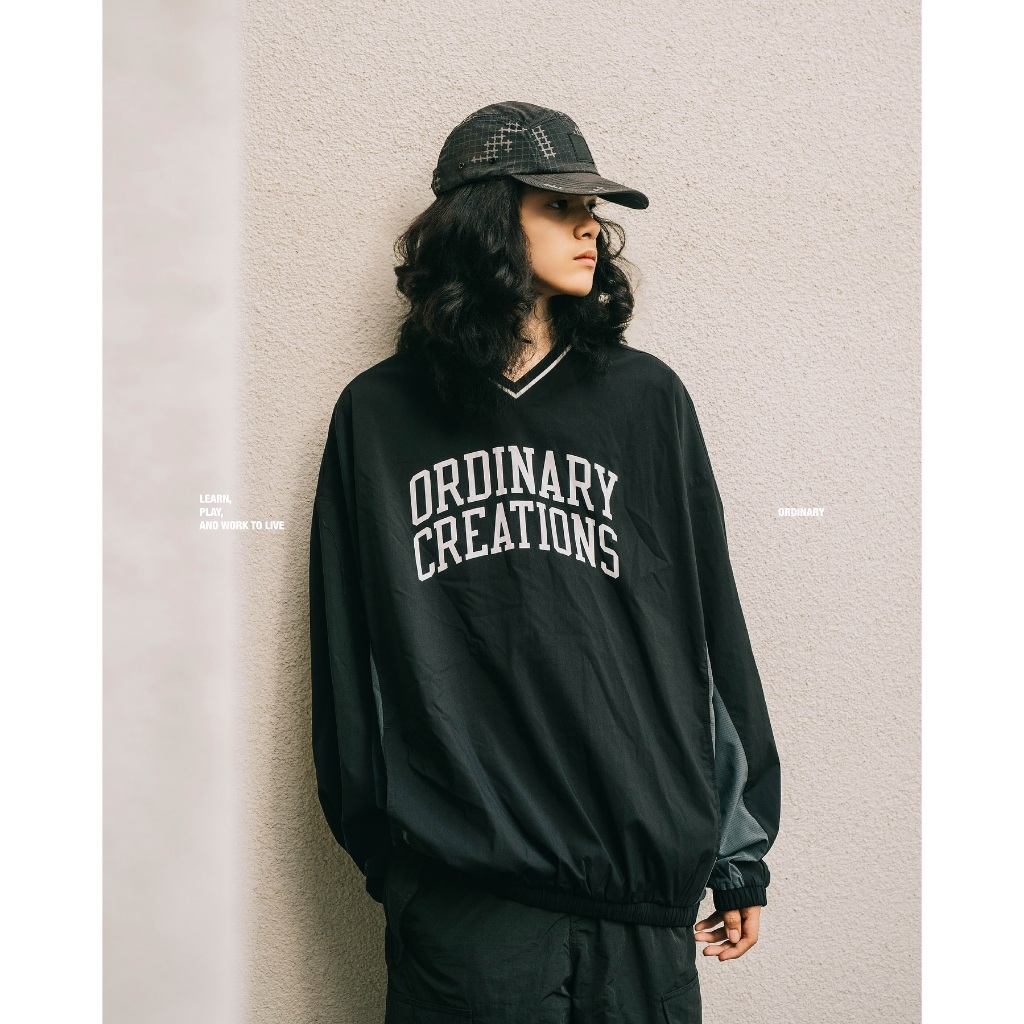 ORDINARY SPLICING HOCKEY JERSEY/ ORDINARY 拼接滾邊冰球長TEE 【PS中壢】 | 蝦皮購物