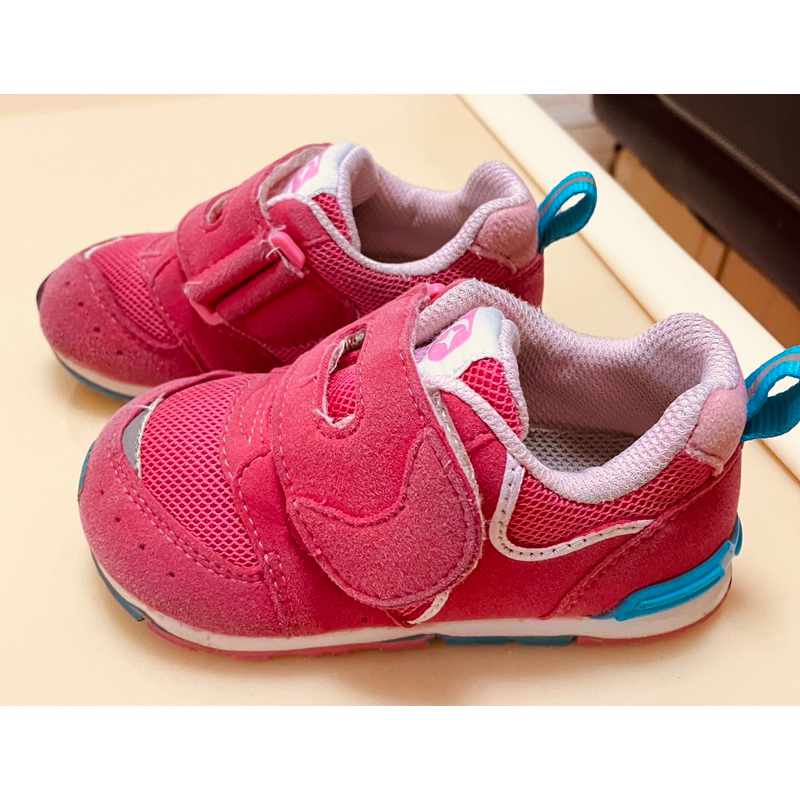 (二手）Moonstar月星13.5公分幼兒布鞋 底藍粉 | 蝦皮購物