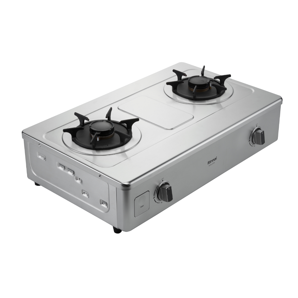 【Rinnai 林內】台爐式彩焱不鏽鋼雙口爐 RTS-L270S【方塊國際】 | 蝦皮購物