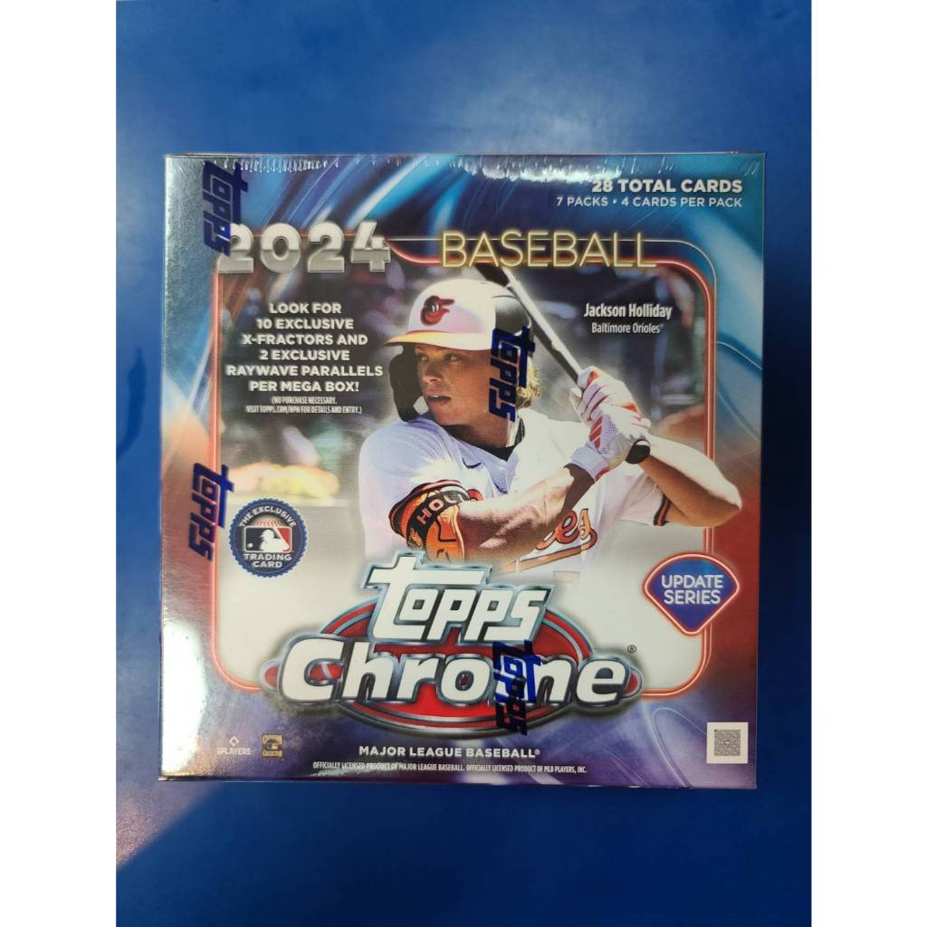 【大魯閣】2024 MLB Topps Chrome Update Mega Box | 蝦皮購物
