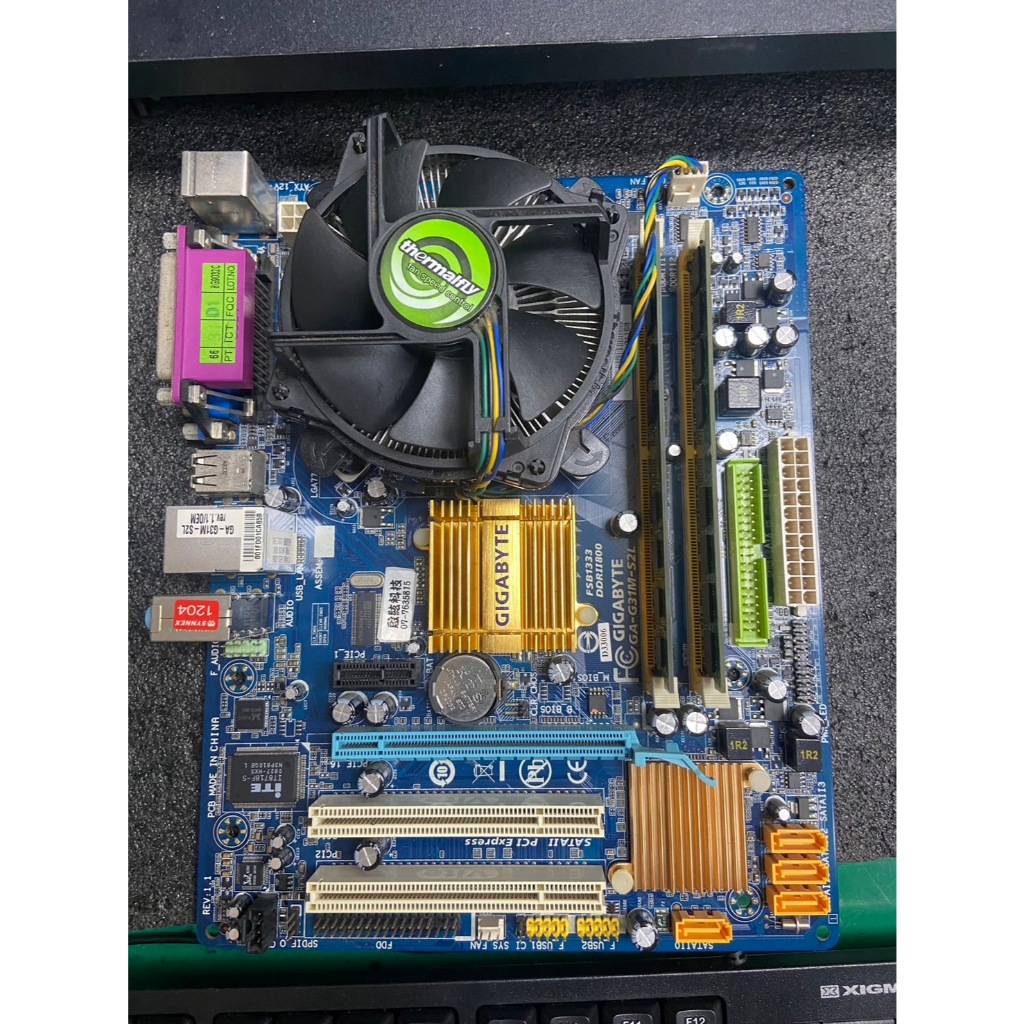 【啓紘電腦】技嘉 G31M-S2L 主板 + E5200 CPU 送 RAM $800 (含稅) | 蝦皮購物