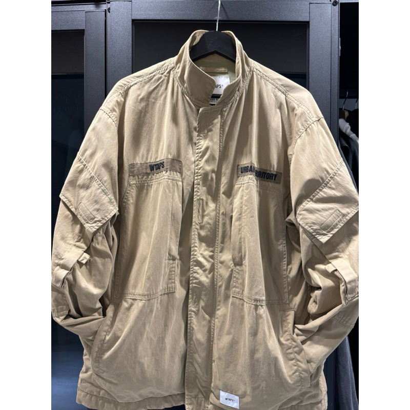 WTAPS 21SS D90 JACKET Olive drab 綠色 口袋 軍襯外套 軍衫 軍外套 工裝 | 蝦皮購物