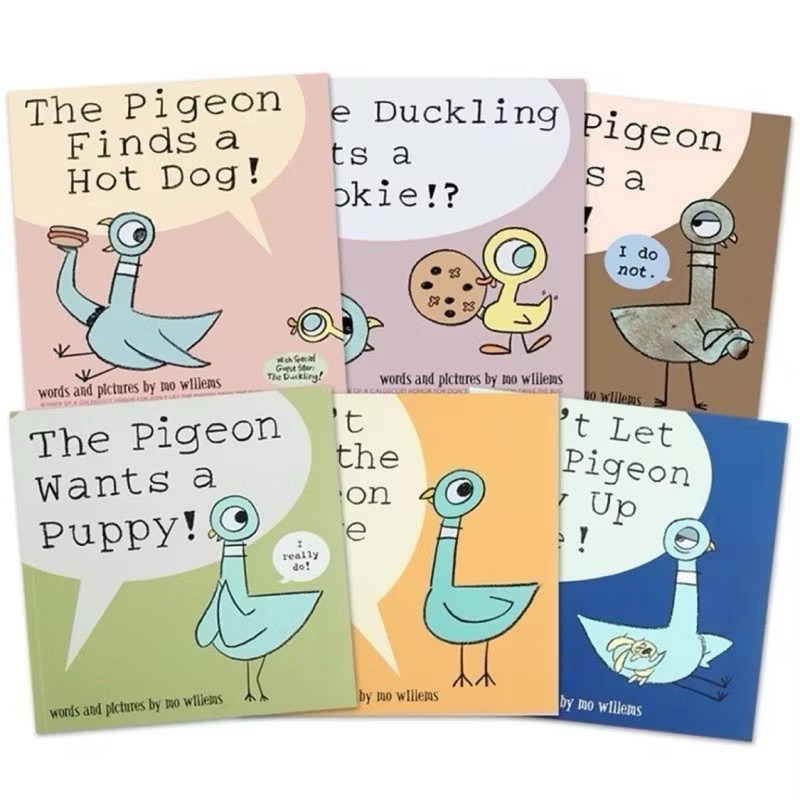 Mo Willems Pigeon Book Collection (六本合售) | 蝦皮購物