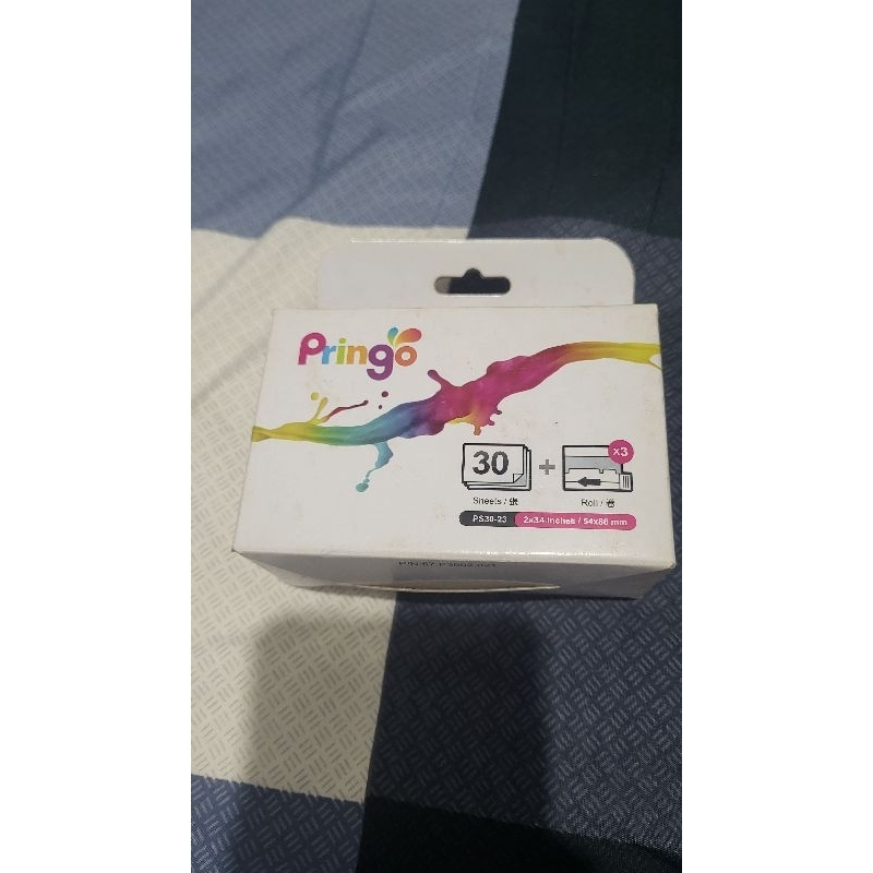 【Pringo 相片印表機 專用相紙 30張 】含色帶 底片 P231 拍立得 隨身印 | 蝦皮購物