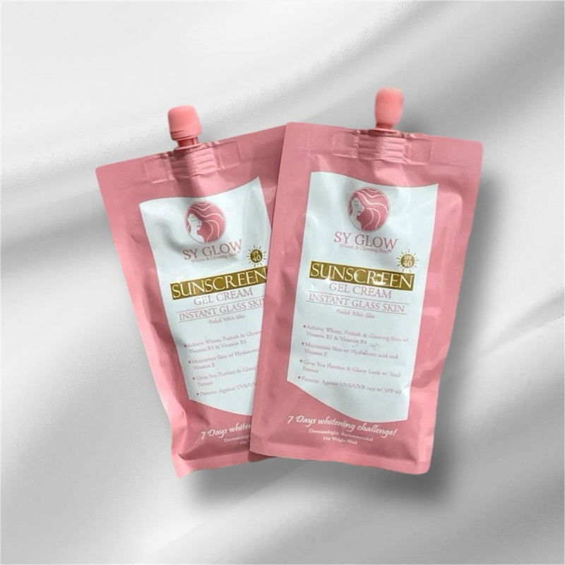 SY Glow Sunscreen Gel Cream ( Sy glow Products ) | 蝦皮購物