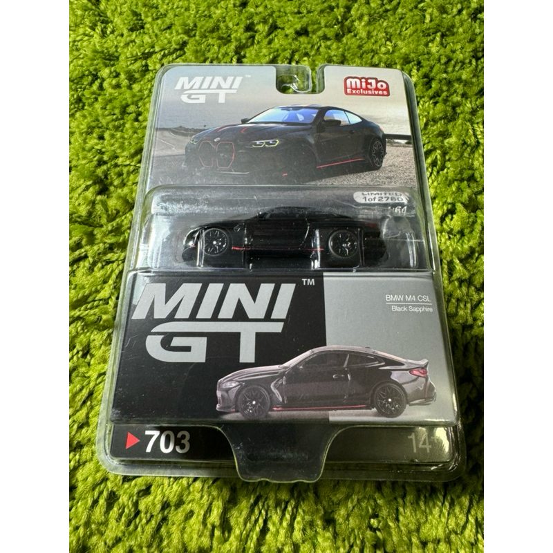Mini GT #703 BMW M4 CSL Black Sapphire | 蝦皮購物