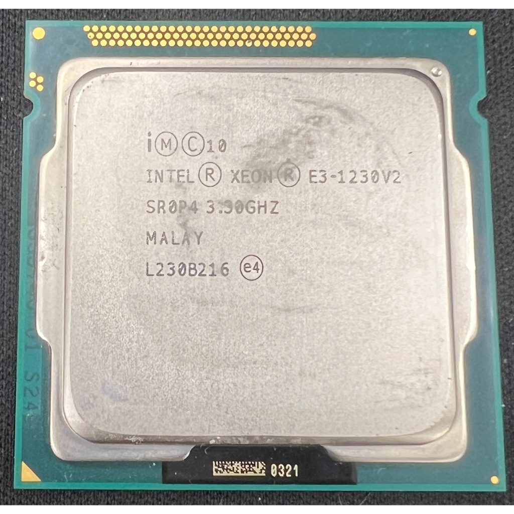 Intel® Xeon® 處理器 E3-1230 v2 8M 快取 3.30 GHz 4核8續 二手CPU | 蝦皮購物