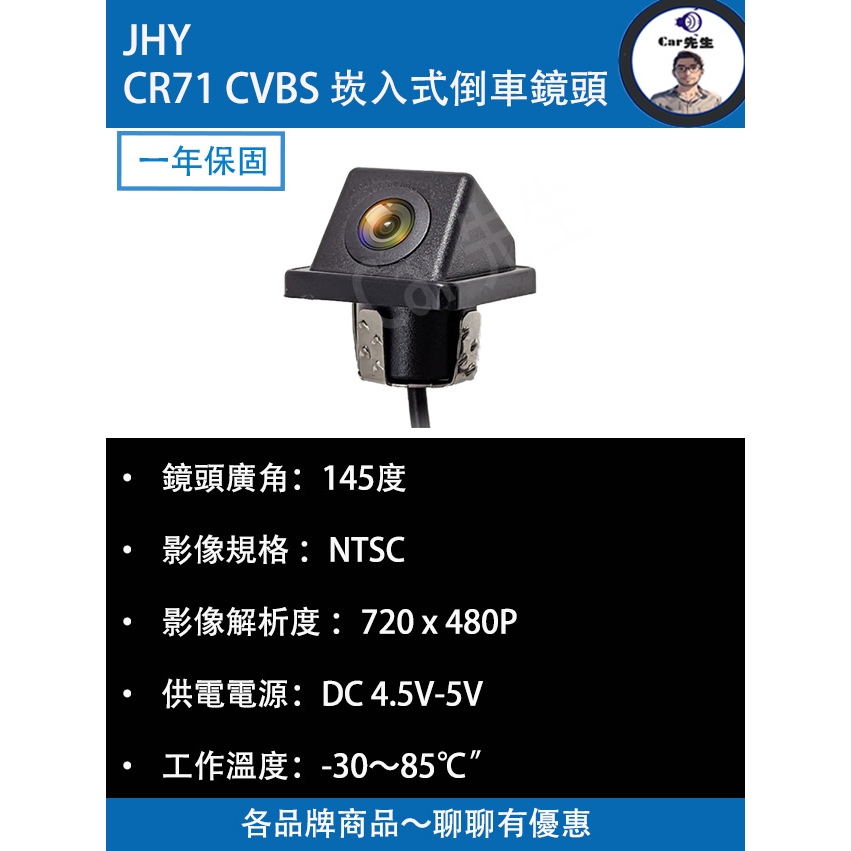 『JHY』CVBS 崁入式/外掛 倒車 | 蝦皮購物