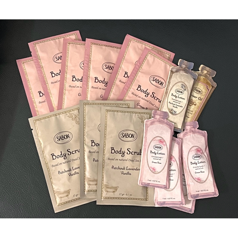 Sabon 花霞之境 茉莉花語身體乳液5ml / 茉莉花語、經典、綠玫瑰身體磨砂膏15g 試用包 | 蝦皮購物
