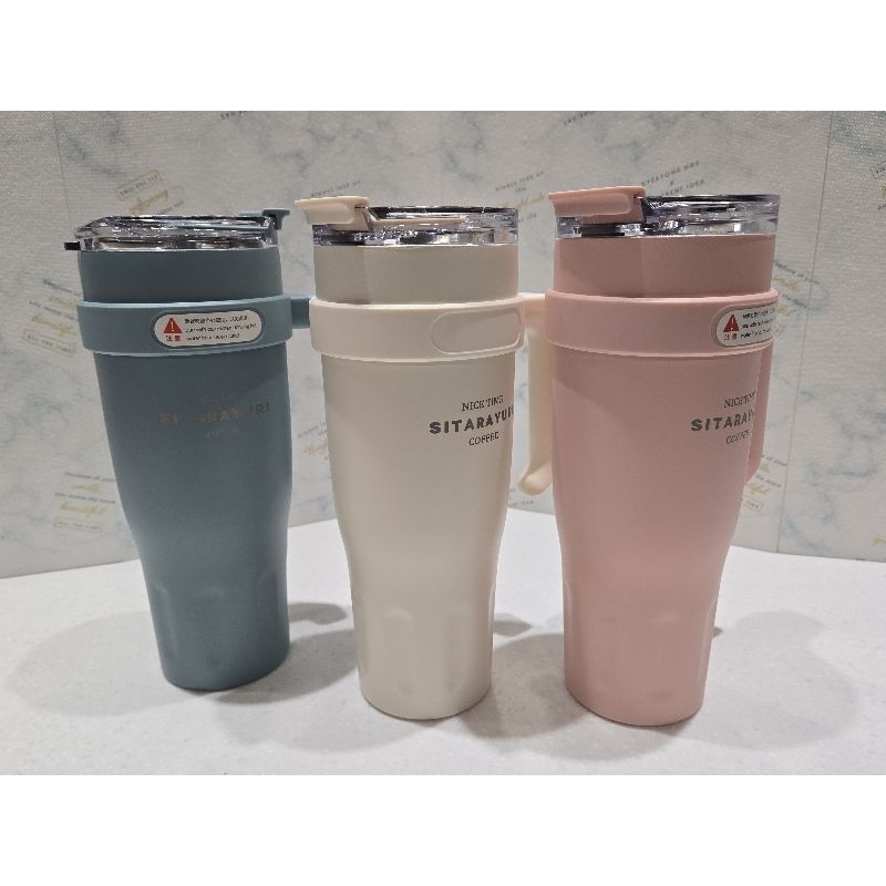 【東京速購】代購 SITARA YURI ZF-007 大容量手柄杯 1100ml 冰壩杯 吸管水杯 啡隨行杯 保冰 | 蝦皮購物