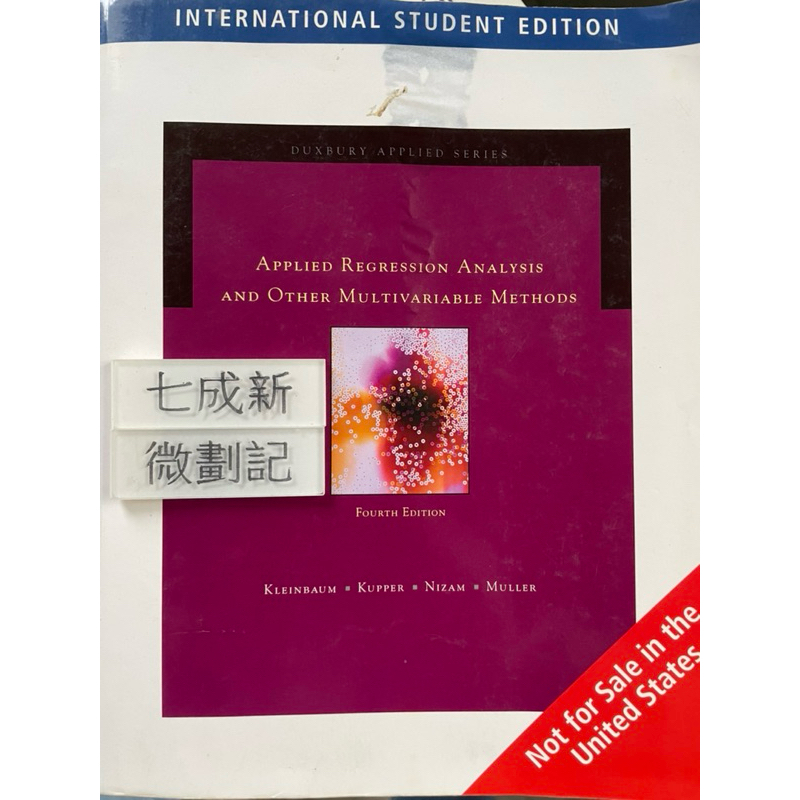 Applied Regression Analysis and Other Multivariable Methods | 蝦皮購物 Applied Regression Analysis and Other Multivariable Methods | 蝦皮購物