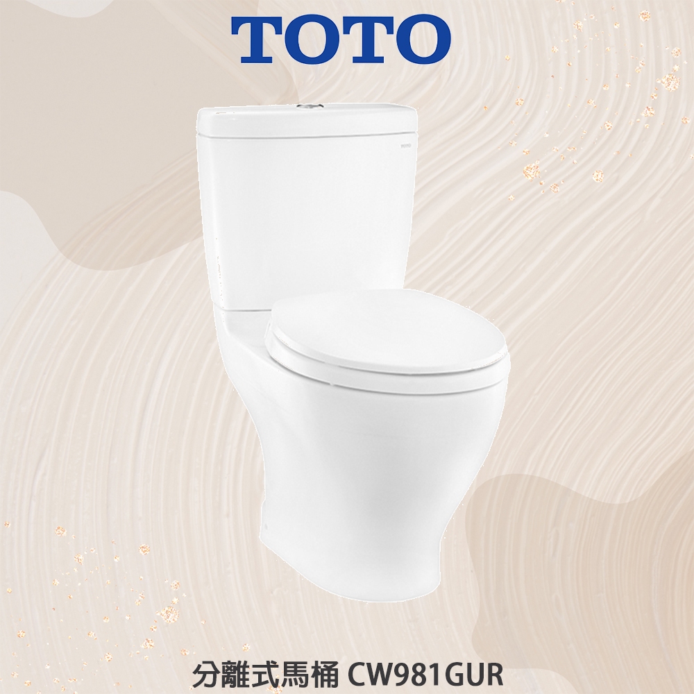 台中聊聊免運【TOTO公司貨/原廠保固】實體店面 TOTO馬桶 分離式馬桶 CW981GUR 緩降便座 TC301 | 蝦皮購物