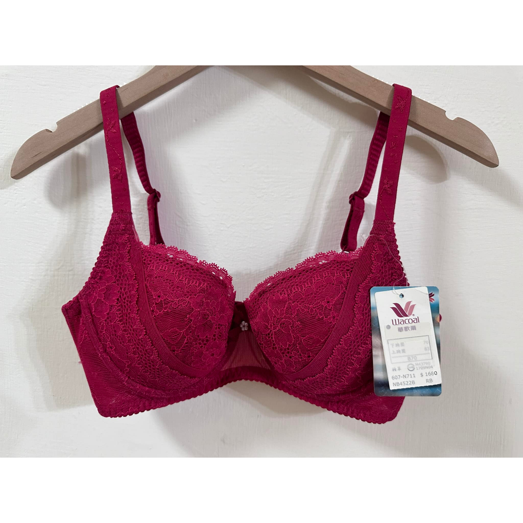 華歌爾 莎薇 B70 零碼 精緻內衣 專櫃內衣 32B 70B 紅色 蕾絲 過年 招財 | 蝦皮購物