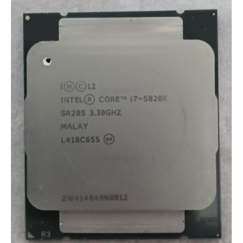 intel i7 5820k 6核心/12執行緒 3.3GHZ(最大3.6GHZ) | 蝦皮購物