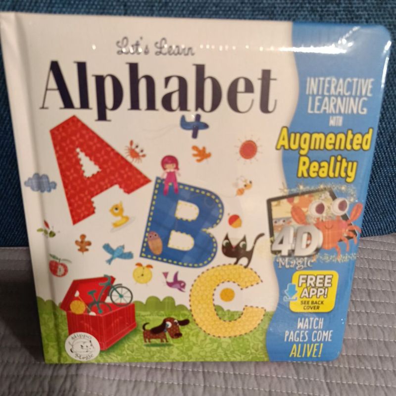 寶寶的第一本英文書：一起學ABC『4D書』Let’s Learn Alphabet Augmented Reality | 蝦皮購物