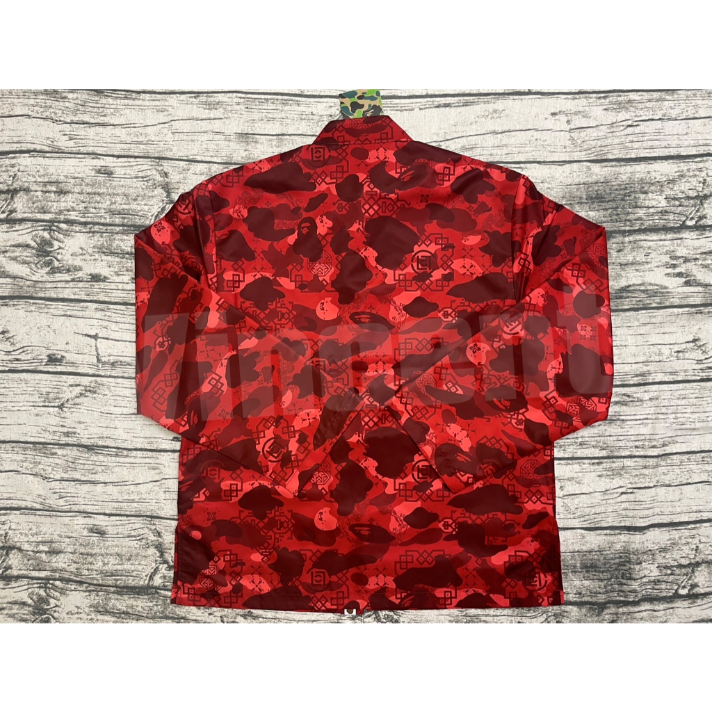 全新 現貨 BAPE X CLOT CAMO APE HEAD CHINA JACKET 唐裝 新年 陳冠希 | 蝦皮購物