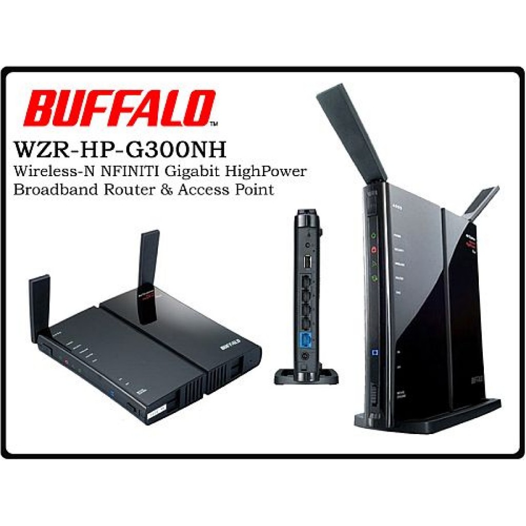 BUFFALO 巴比祿 High Power N 無線基地台 WZR-HP-G300NH wifi分享器 路由器 分享器 | 蝦皮購物