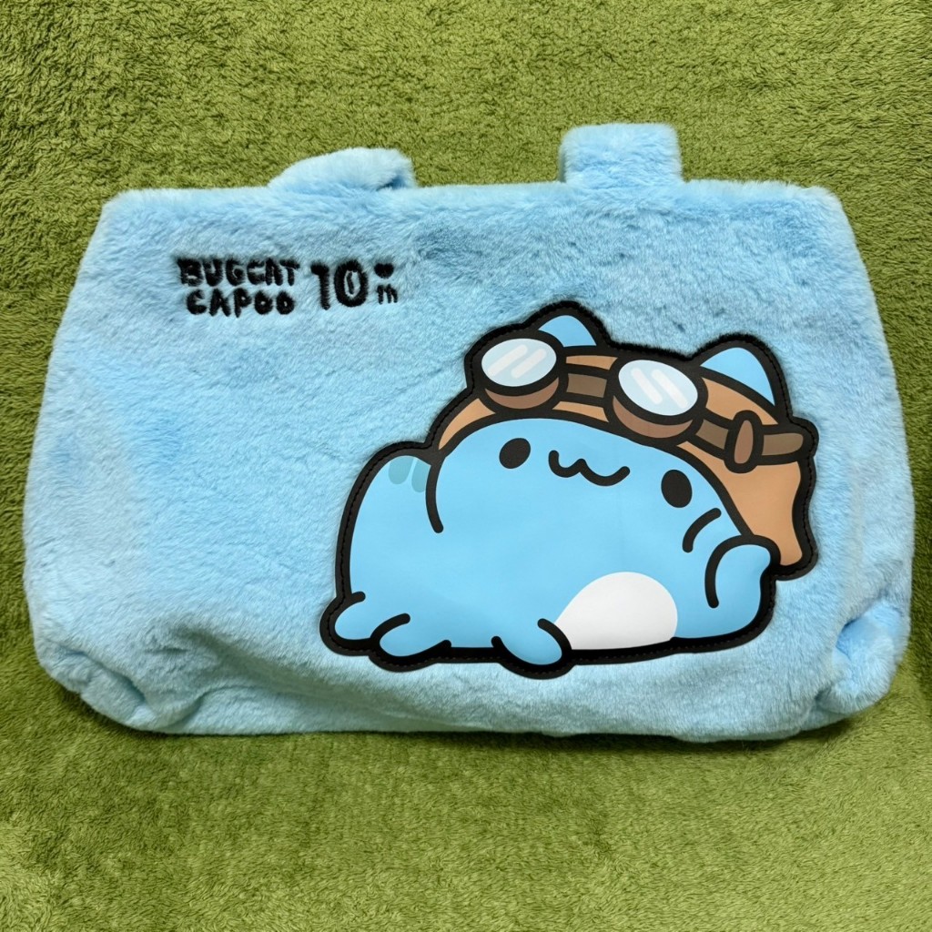 咖波 貓貓蟲 capoo 7-11 聖誕福袋 咖波10週年 絨毛托特包 | 蝦皮購物