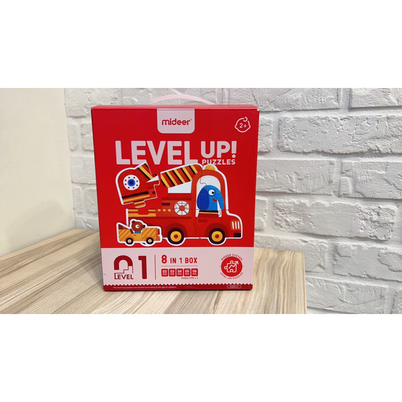 （二手拼圖）MiDeer進階式拼圖-汽車大隊(LEVEL1)交通工具拼圖 | 蝦皮購物