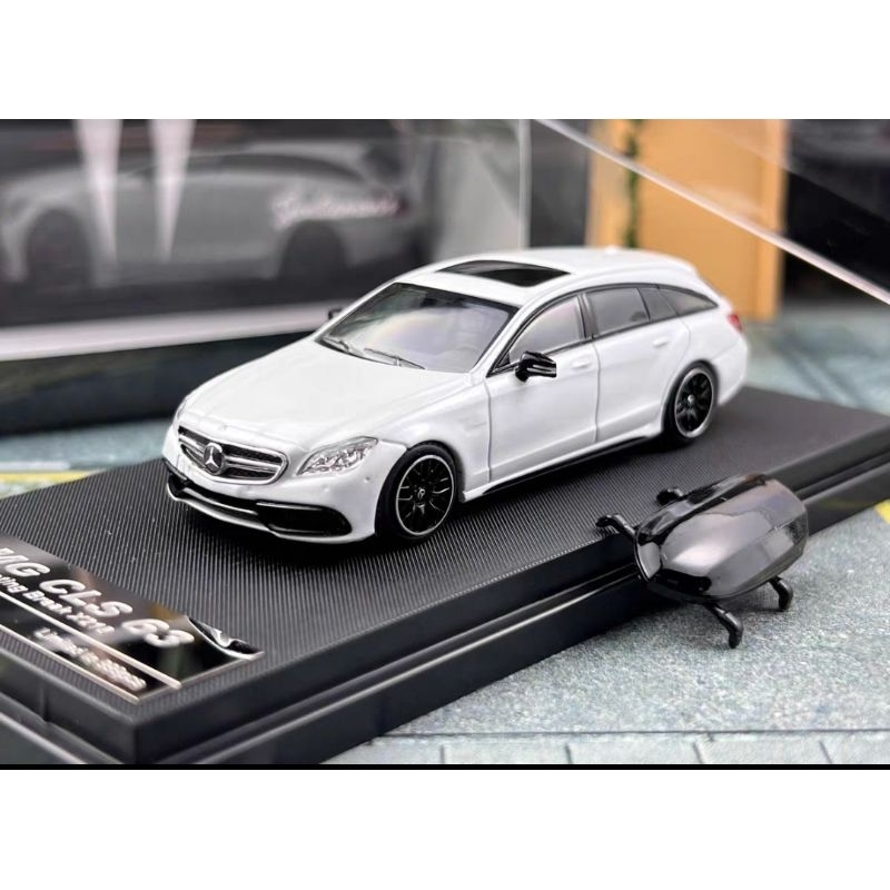 （現貨）BM 1:64 BENZ CLS 63 AMG X218 旅行車 白色 | 蝦皮購物