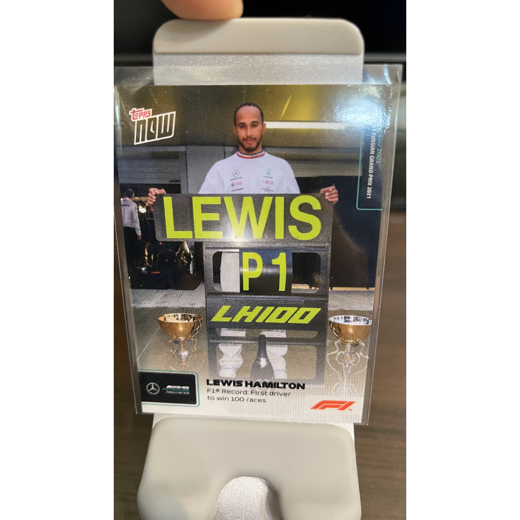 Topps Now F1 2024 Lewis Hamilton 第100勝 百勝 LH100 P1 win 055 | 蝦皮購物