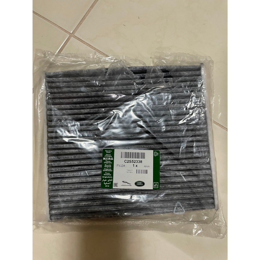 盒損品 C2S52338 捷豹路虎 JAGUAR LAND ROVER 冷氣濾芯 冷氣芯 | 蝦皮購物