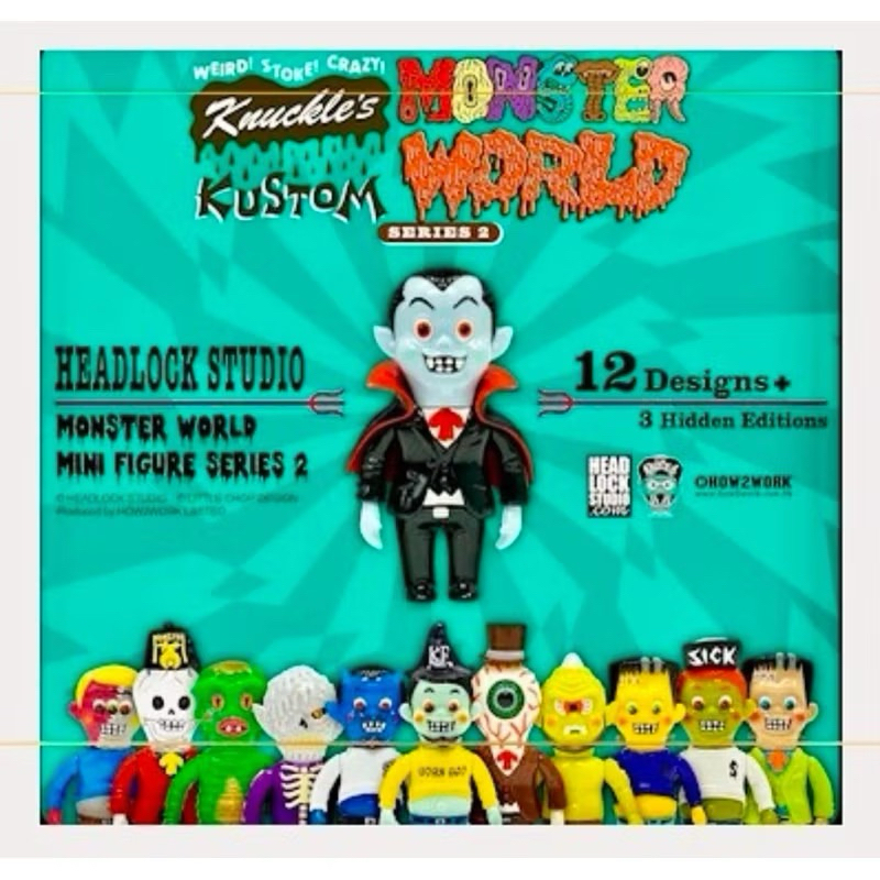 HEADLOCK STUDIO X HOW2WORK MONSTER WORLD mini figure 2單抽 | 蝦皮購物