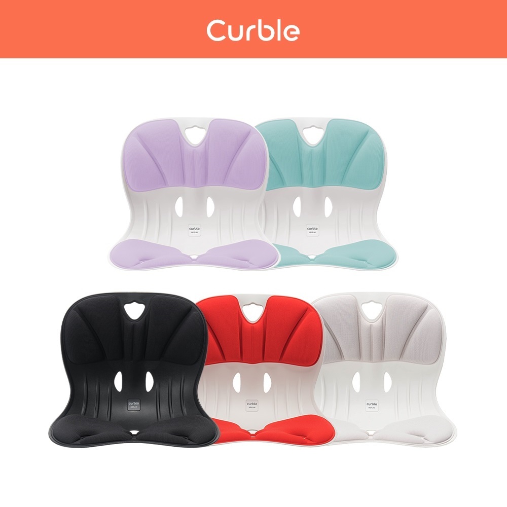 【韓國Curble】Wider 護脊美學椅 五色任選（黑／灰／紅／薄荷綠／薰衣草紫） | 蝦皮購物