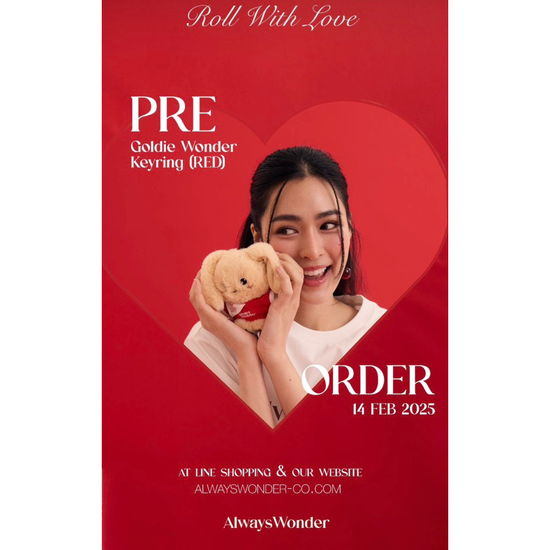 完售！請勿下單🔥Lingling個人品牌always wonder｜Goldie Wonder 鑰匙圈娃娃 (紅色) 🍒 | 蝦皮購物