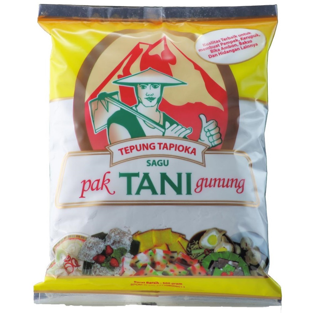 Tepung Tapioka / Sagu / Kanji Cap Tani Gunung 500 GR | 蝦皮購物