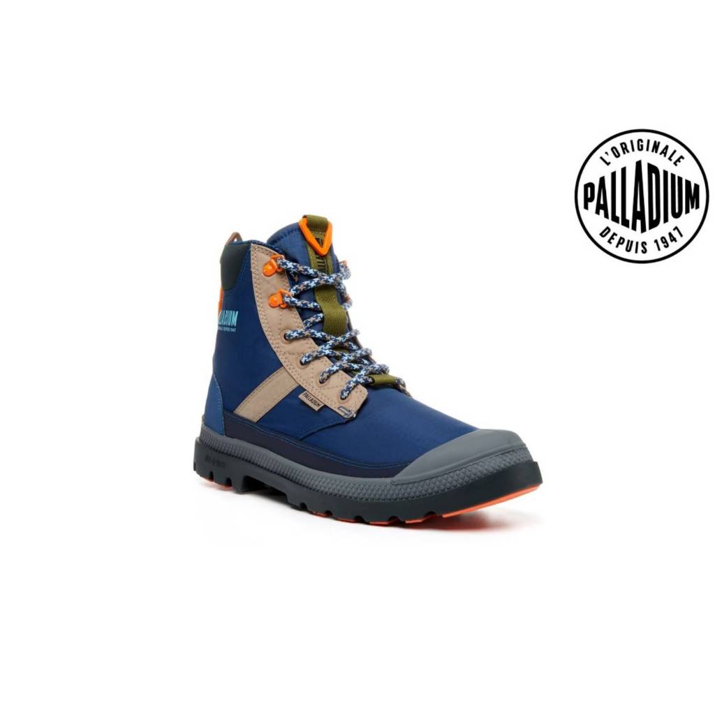 CBF PALLADIUM 免運 SPORTCUFF LT+ VPR WP+ 輕量撞色拉鍊防水靴 藍 74068-410 | 蝦皮購物