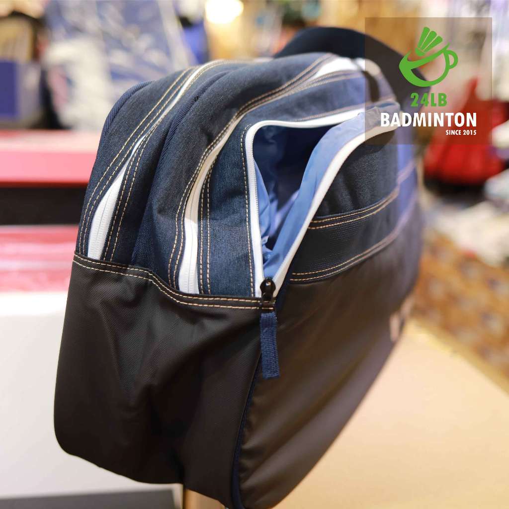 24磅羽球 / VICTOR勝利 矩形包 BR5619 BC 深海藍/無煙煤黑 丹寧配色 | 蝦皮購物