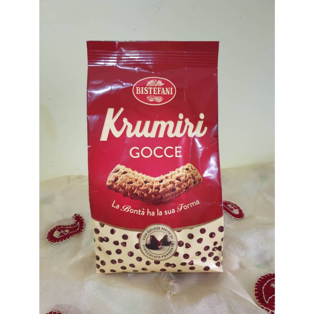 🇮🇹amo義大利代購🇮🇹預購+現貨 義大利BISTEFANI Krumiri Gocce 黑巧克力豆奶油餅乾 290g | 蝦皮購物