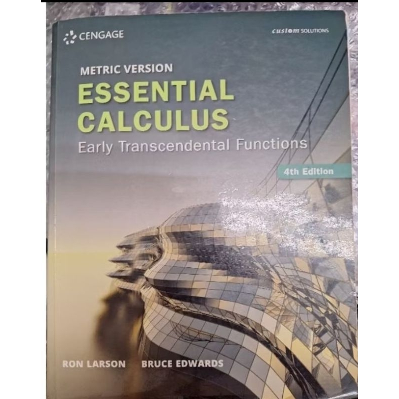 [快速出貨] Essential Calculus 4/e* Ron Cengage | 蝦皮購物