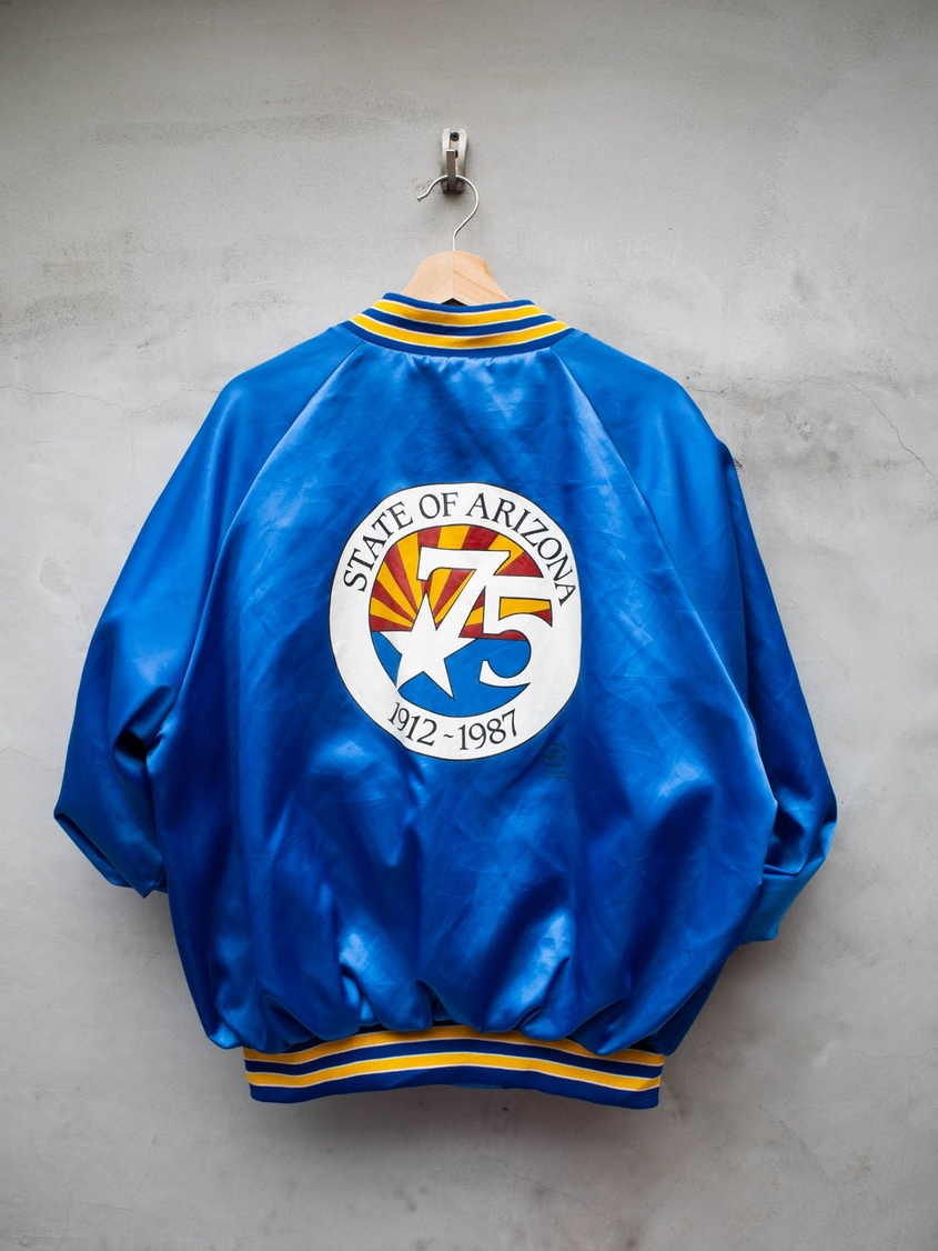 1980's State Of Arizona Bomber Jacket 80年代美製棒球外套 | 蝦皮購物