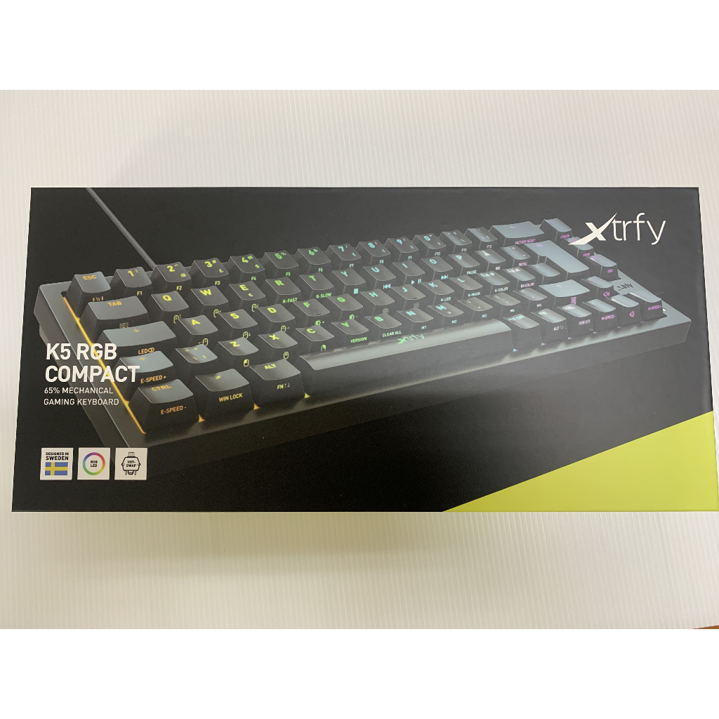 CHERRY 櫻桃 XTRFY K5 COMPACT RGB BLACK 機械式鍵盤 熱插拔 | 蝦皮購物