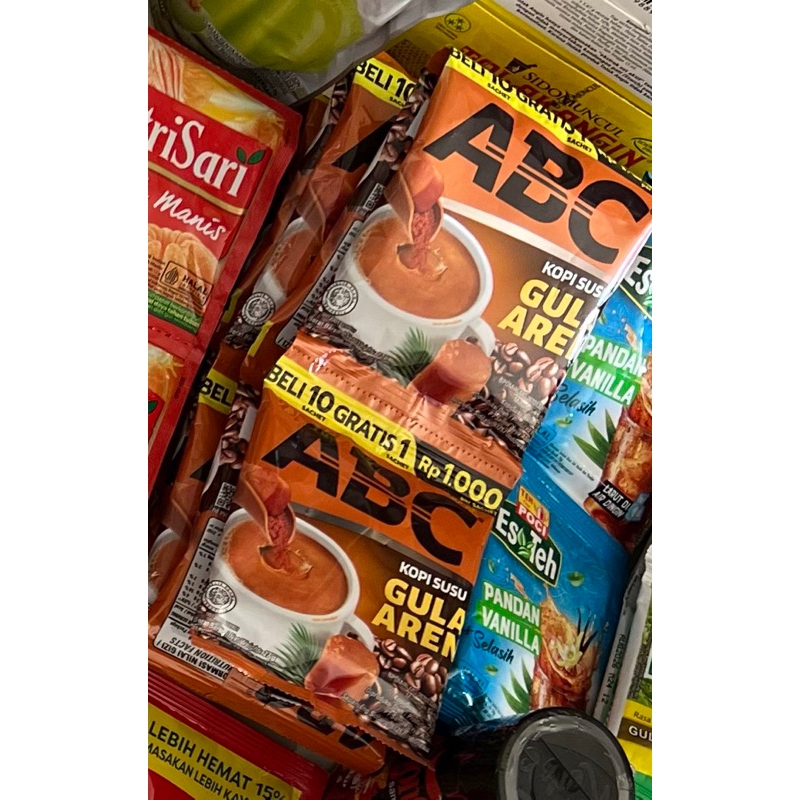 Kopi ABC Gula Aren per sachet | 蝦皮購物