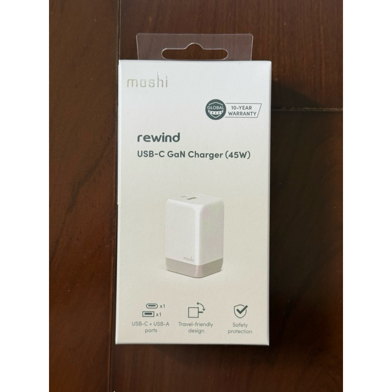 Moshi rewind usb-c GaN 45W氮化鎵充電器 #moshi # moshi充電頭 #氮化鎵充電頭 | 蝦皮購物