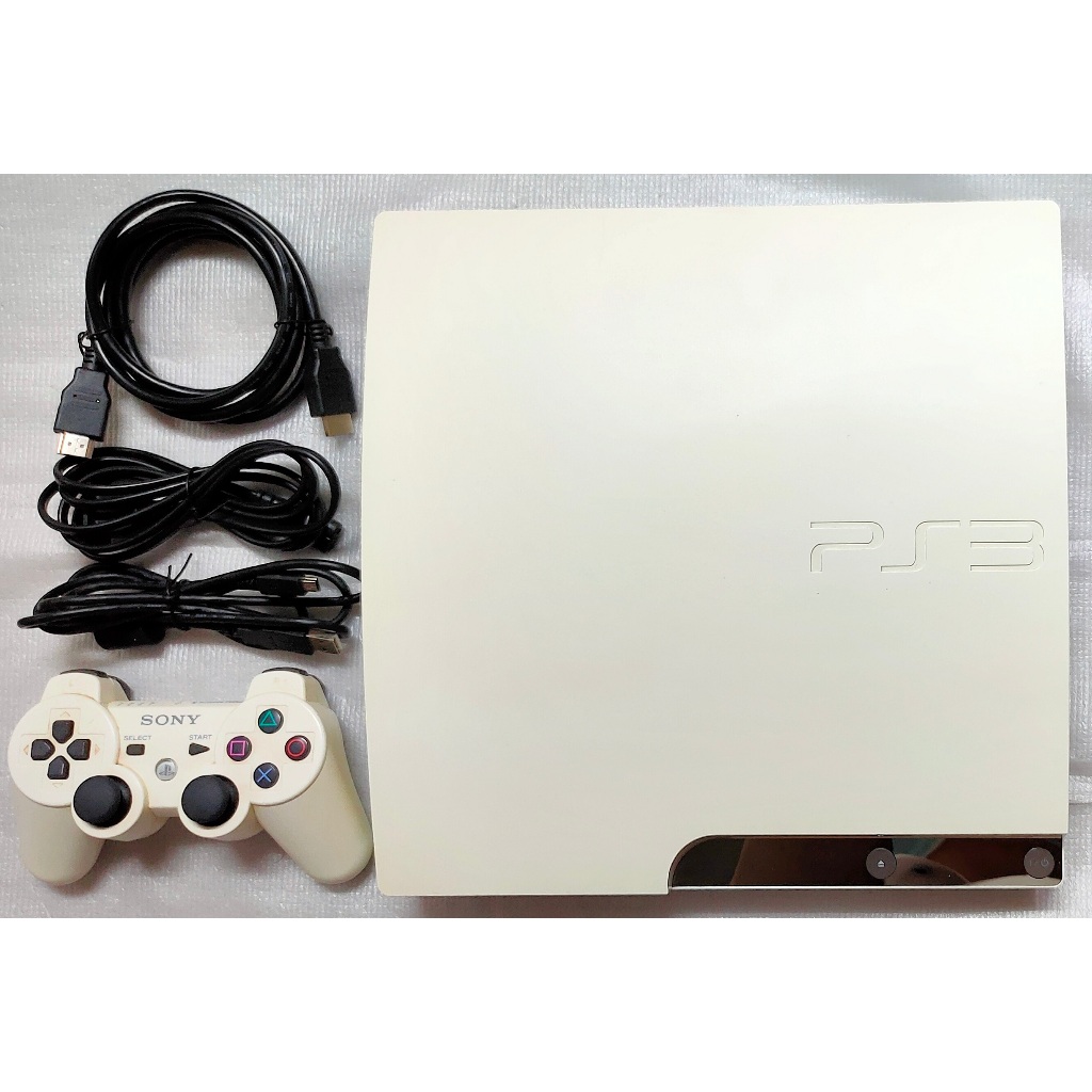 PS3 SLIM 2507A 160G 4.76 白色 8.5成新 問題機 | 蝦皮購物