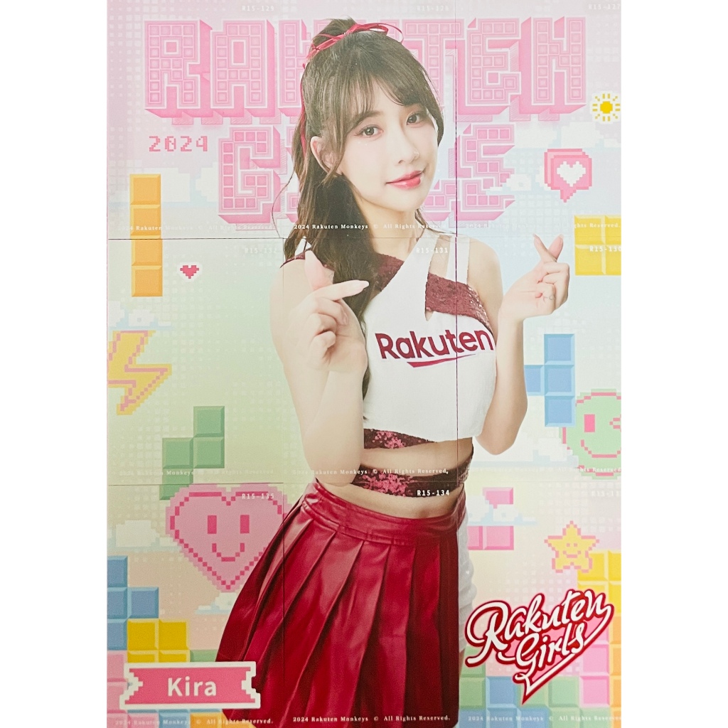KIRA 普卡 拼圖 1套9張 2024 Rakuten Girls Cards 啦啦隊 年度女孩卡 樂天女孩 樂天桃猿 | 蝦皮購物