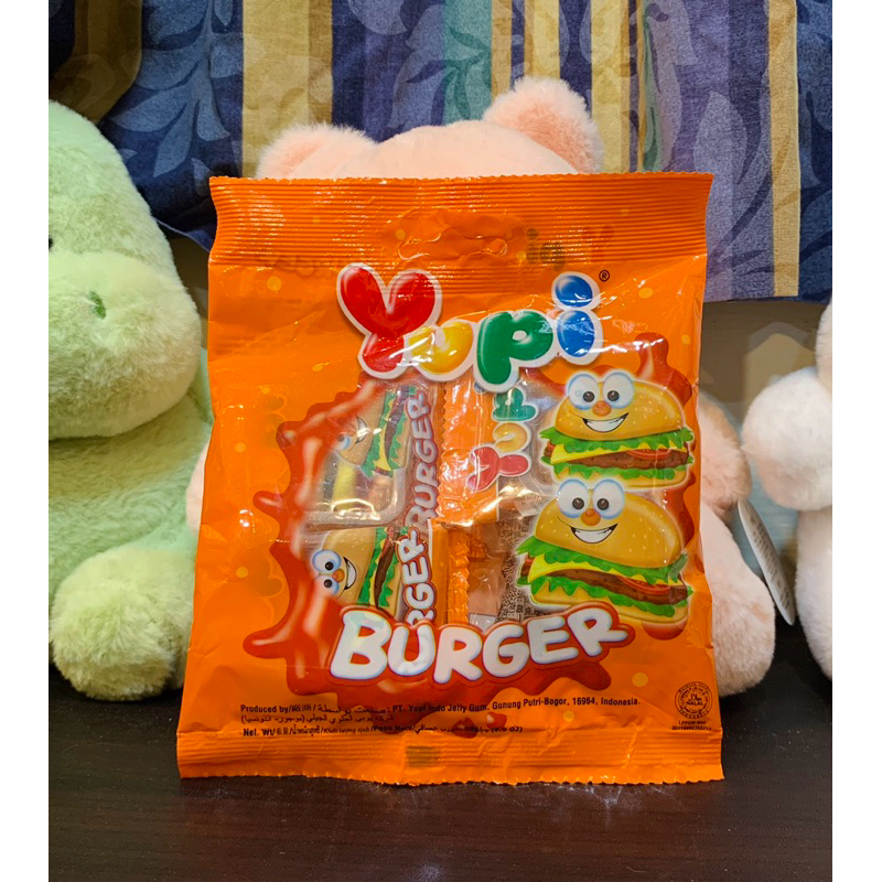 現貨 Yupi 呦皮漢堡QQ糖 28g 漢堡軟糖 | 蝦皮購物