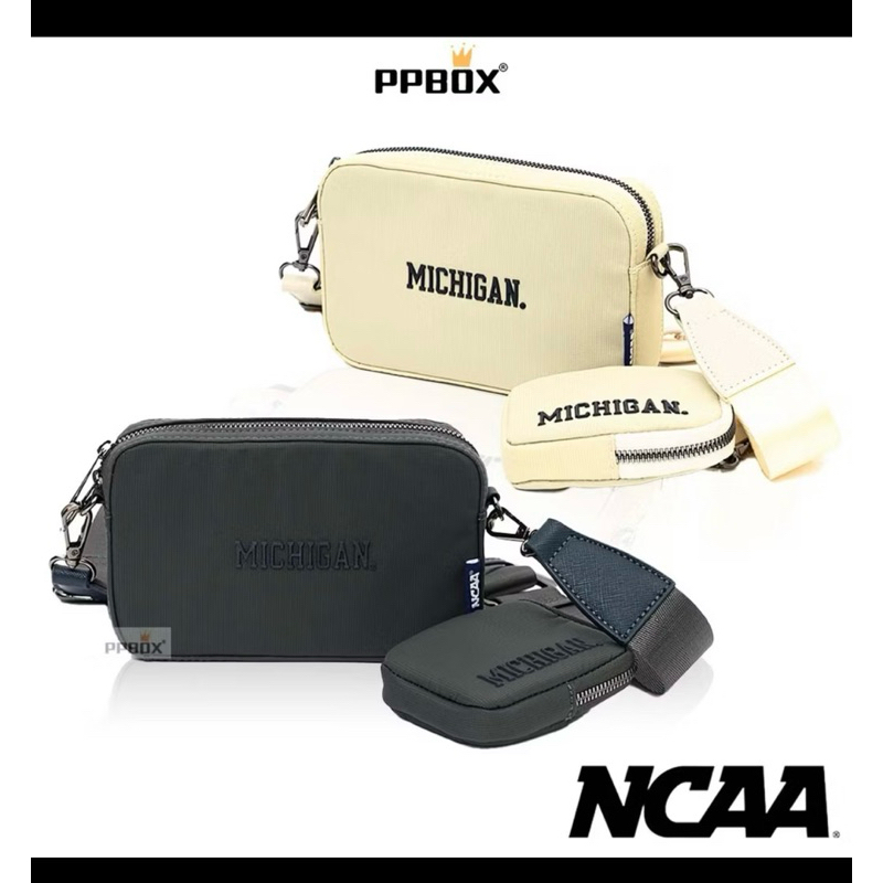 NCAA 密西根 精緻 方包【72255716】側背包 相機包 手拿包 子母包 PPBOX | 蝦皮購物