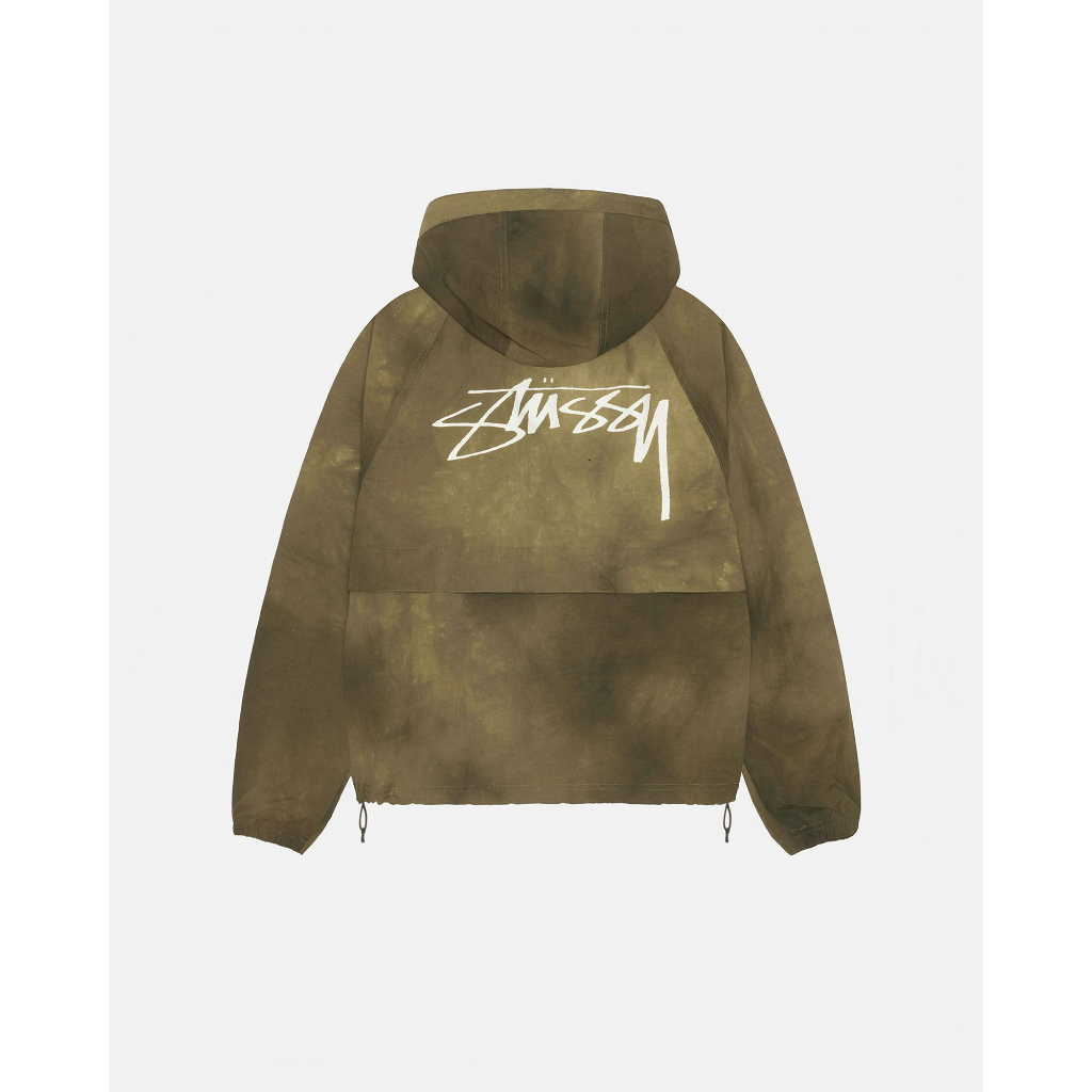 【日貨代購CITY】2024AW STUSSY BEACH SHELL WAVE DYE 渲染 外套 風衣 現貨預購 | 蝦皮購物