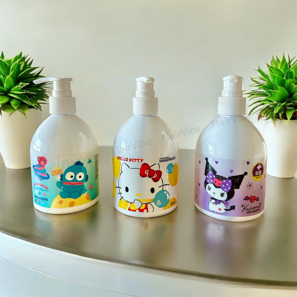 酷洛米 人魚漢頓 醜魚 Hello Kitty KT 庫洛米 抗菌 台灣製 三麗鷗 洗手乳 300ml | 蝦皮購物